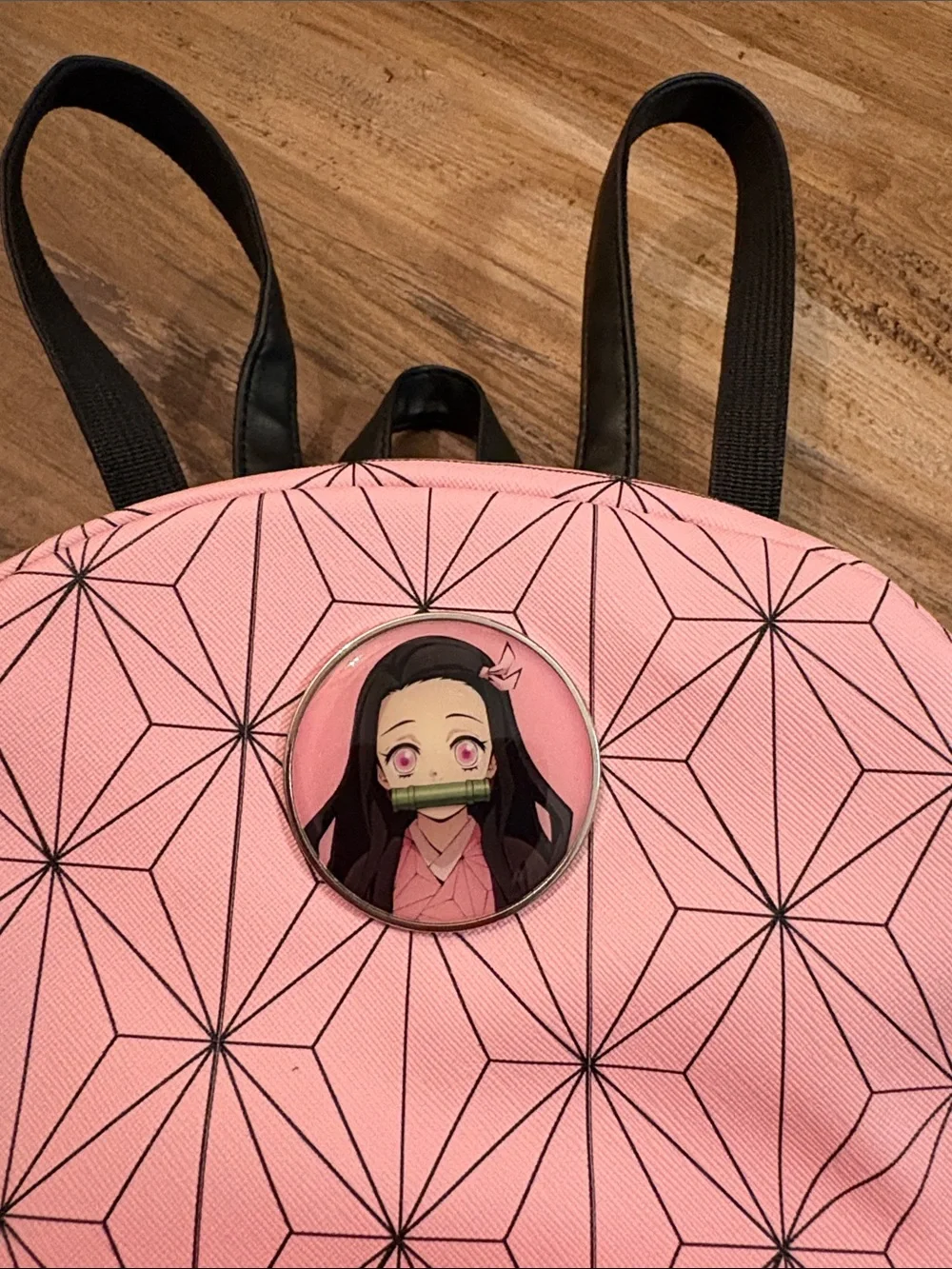 Demon Slayer | Accessories | Pink Anime Demon Slayer Pattern Mini ...